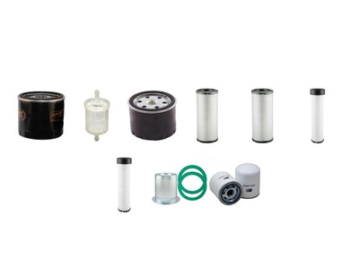 Filter Service Kit Fits COMPAIR DLT0406 Compressor w/Deutz F3M2011 Eng ...