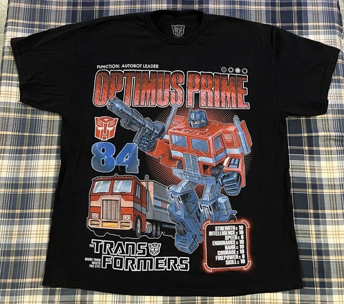 Transformers Optimus Prime Goat Crew T-Shirt Size Large | eBay