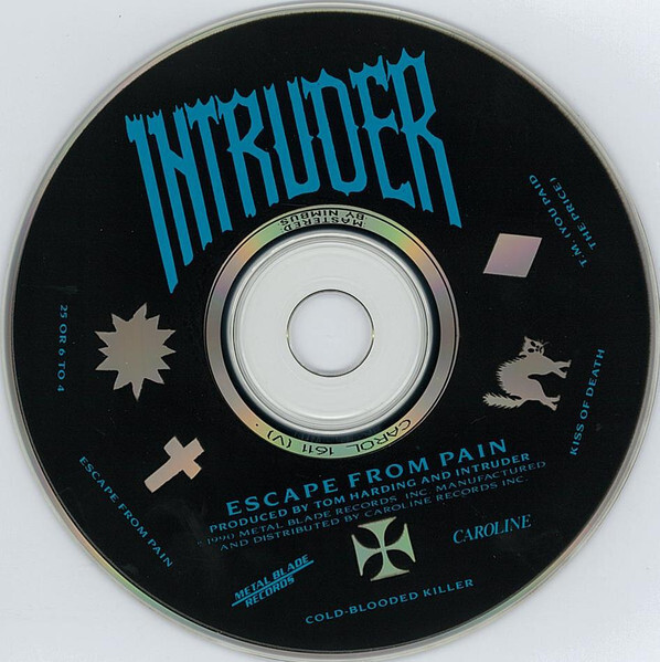 Intruder – Escape From Pain EP CD THRASH SPEED METAL ORIGINAL RARE OUT ...
