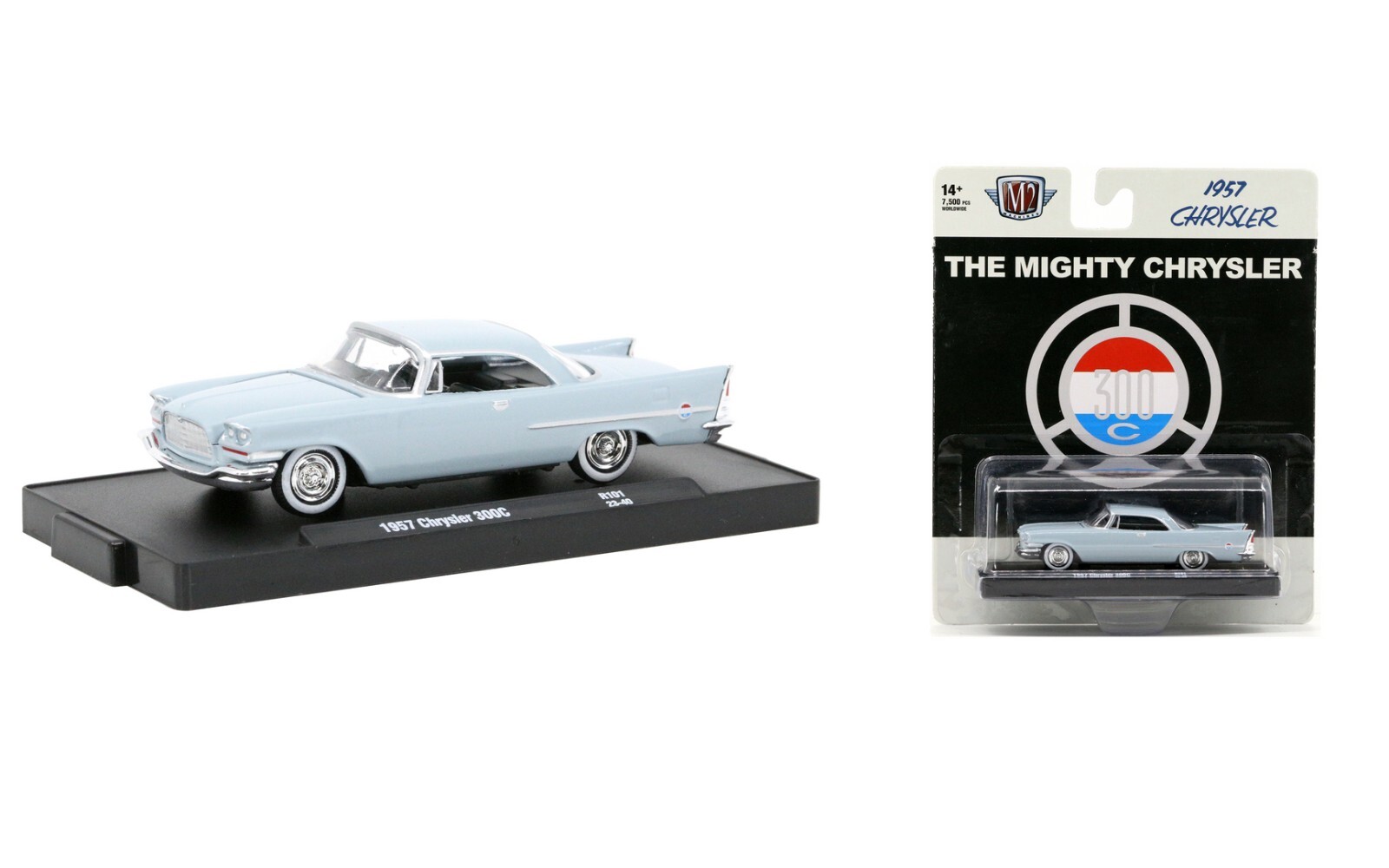 1957 Chrysler 300 in orig pkg w/display--brand new '57 Mopar diecast ...