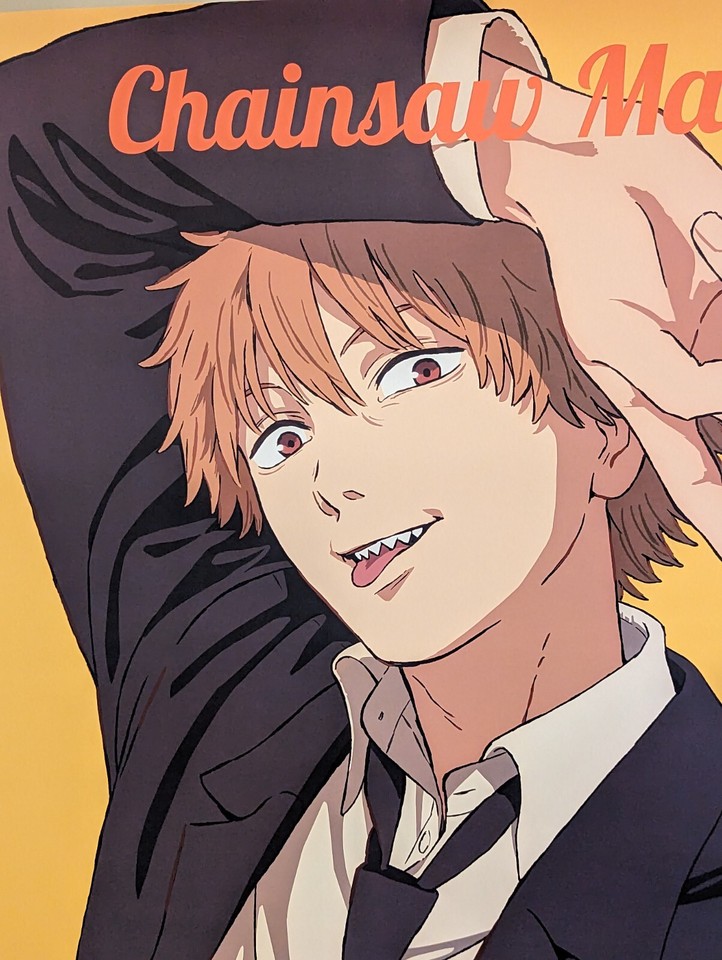 New Denji 2 B2 size Poster Chainsaw Man Exhibition Limited items ...