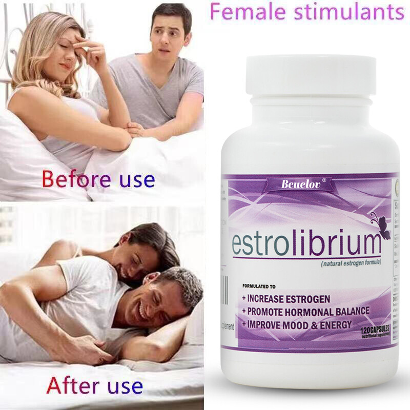 ESTROLIBRIUM for Women Increase Estrogen, Hormone, Energy 120 Capsules ...