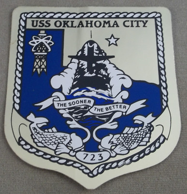 US Navy Decal - Sticker - USS Oklahoma City SSN-723 Style C | eBay