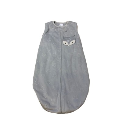 Chick Pea Boys Girls Grey Fox Sleep Sack 0-3M | eBay