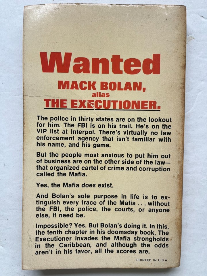 The Executioner Mack Bolan by Don Pendleton Adventure Novels Pick a ...