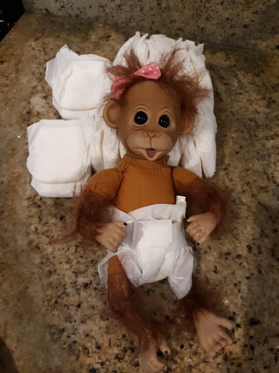 Baby Monkeys In Diapers