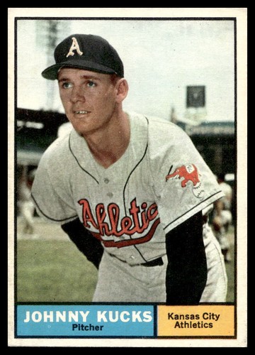1961 Topps #94 Johnny Kucks Kansas City Athletics NR-MINT | eBay