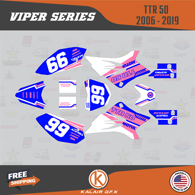 Graphics Kit for Yamaha TTR50 (2006-2021) TTR 50 TTR-50 Viper Series ...