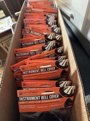 Lot of 50+ Protec Instrument Bell Covers and 11 Masks | eBay
