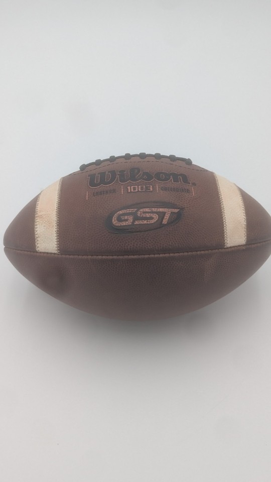 Wilson 1003 GST Football NFHS/NCAA Leather Football 263881267980| eBay