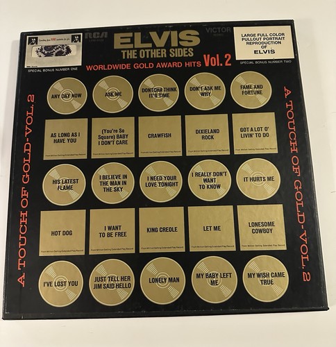 Elvis Presley-The Other Sides 4X VINYL LPS BOX SET Vol. 2 RCA Mono LPM ...