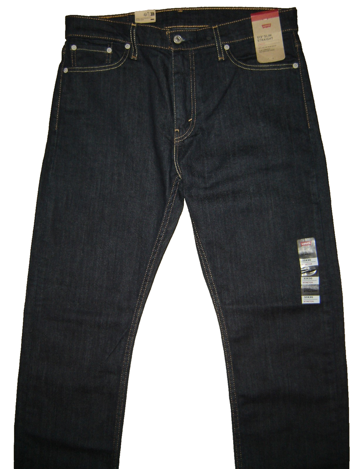 NWT Levi's 513 jeans 33 x 30 Slim Straight Fit Retail $80 Style # 08513 ...