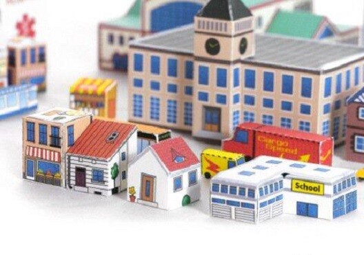 Paper Model Buildings