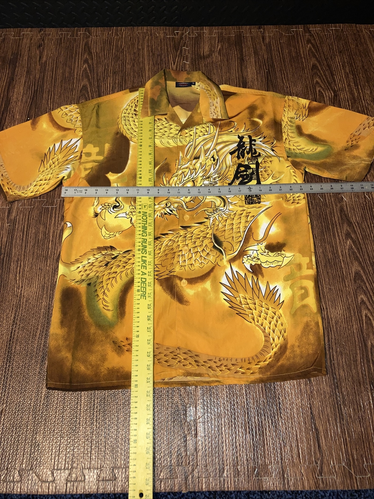 Vintage Dragon Button Up Shirt Size Medium fetish br… - Gem