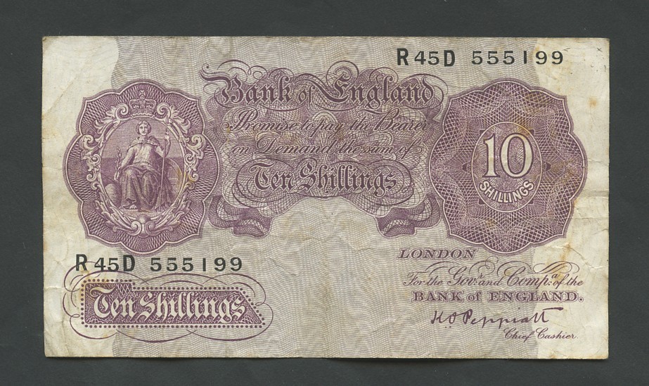 ENGLAND 10 shilling notes 1930-71 GENUINE 100% TRUSTED UK SELLER ...