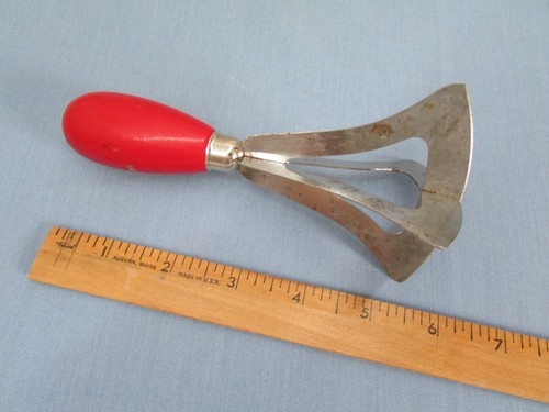 vintage Bell Shaped 6-Blade Food Spice Chopper Red Wood Handle | eBay