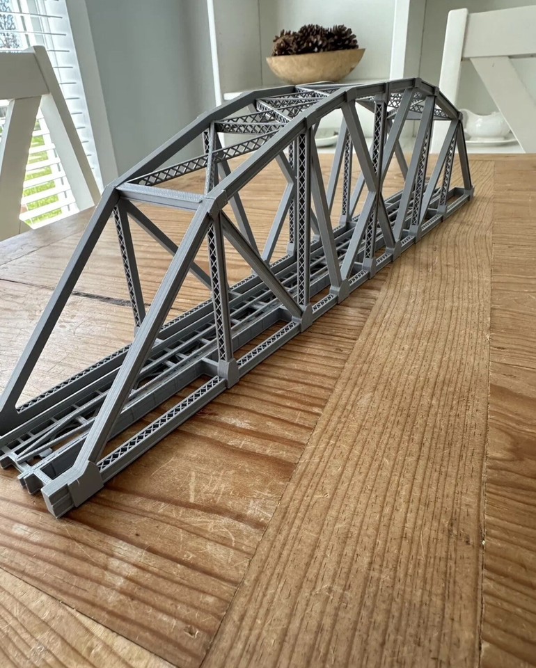 “S SCALE” 31 Inch Truss Bridge 3.75 Inches Wide on inside. 7.75” Tall ...