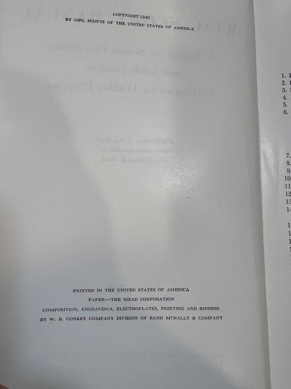 VINTAGE Girl Scout, Wing Scout Manual, 1939 – St. John's Institute (Hua ...