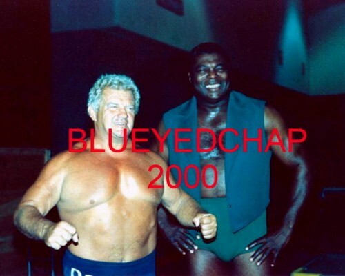 DICK THE BRUISER & BOBO BRAZIL WRESTLER 8 X 10 WRESTLING PHOTO NWA AWA ...