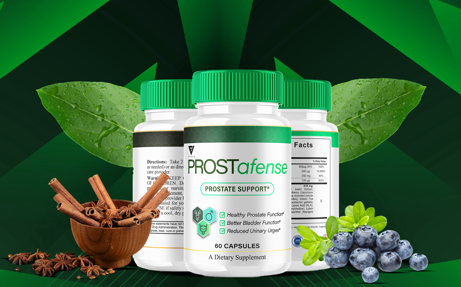 (5 Pack) Prostafense Pills Prosta Fense Prostate Support Formula (300 ...