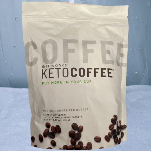 IT Works Keto Coffee Instant Coffee Mix W/Grass Fed Butter Single Serve ...