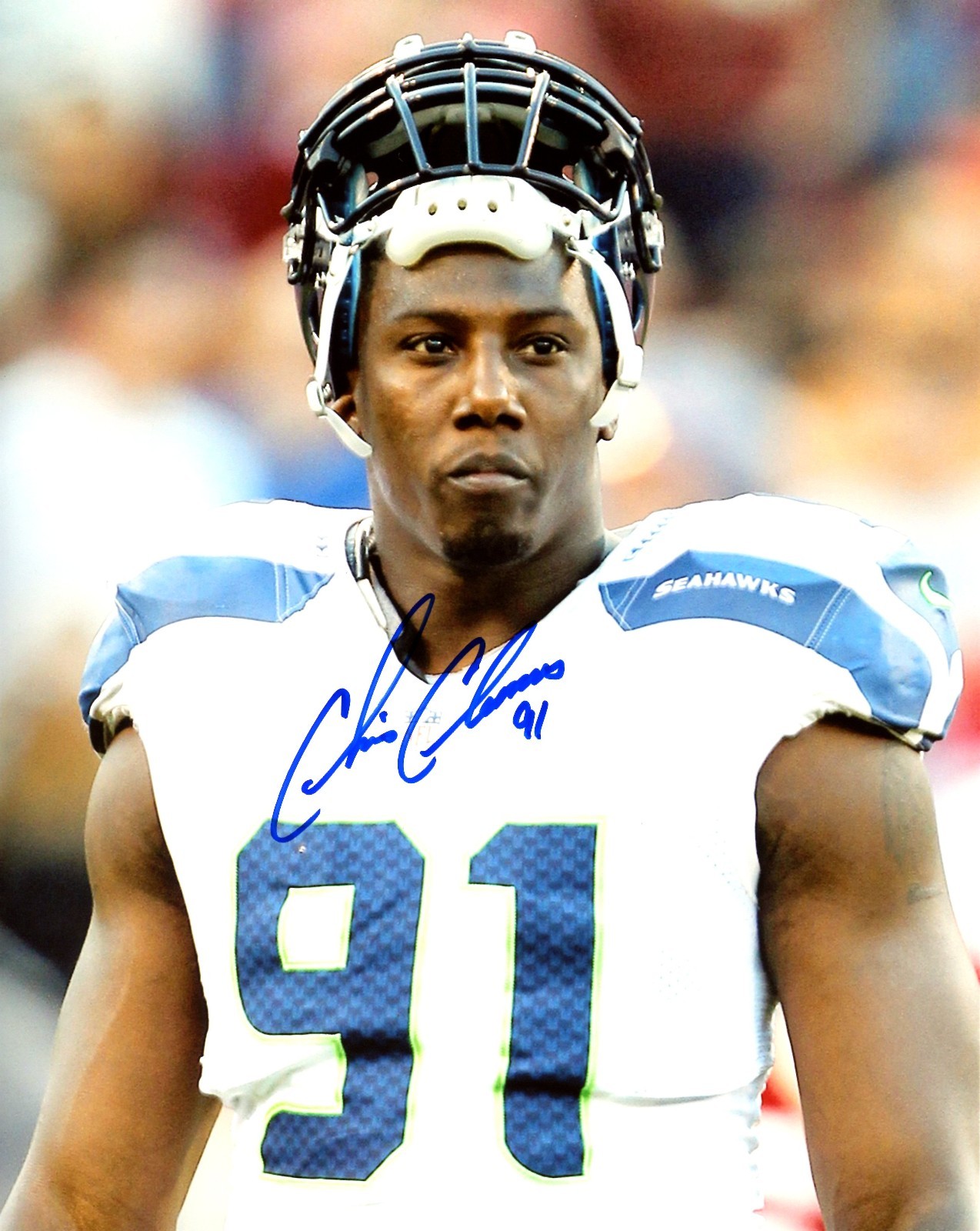 Chris Clemons 8x10 Autographed Signed AUTO Seahawks SB XLVIII Champion ...