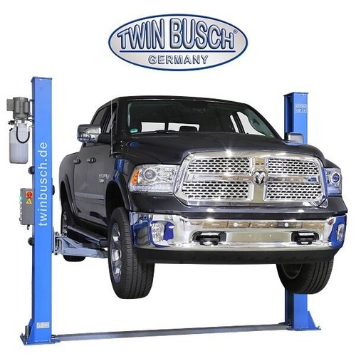 Two Post Car Lift Ramp - Twin Busch 2 Post Lift - Electronic release 4 ...