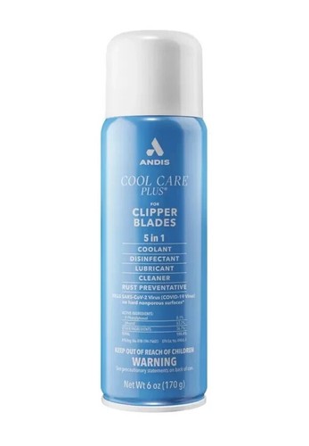 Andis Cool Care Plus 5in1 Clipper Trimmer Blade Cleaner Lubricant ...
