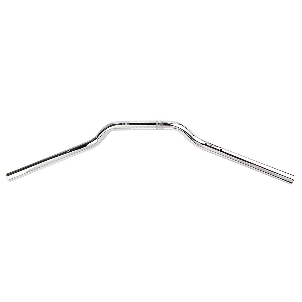Motorcycle 7/8" 22mm Chrome Tracker Drag Handlebars Bars For CB1100 125 ...