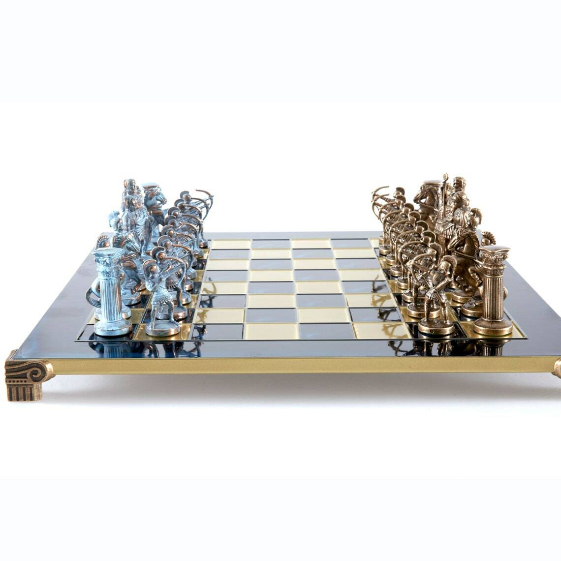 free shipping and free returns Archers Large Chess Set Blue Copper ...
