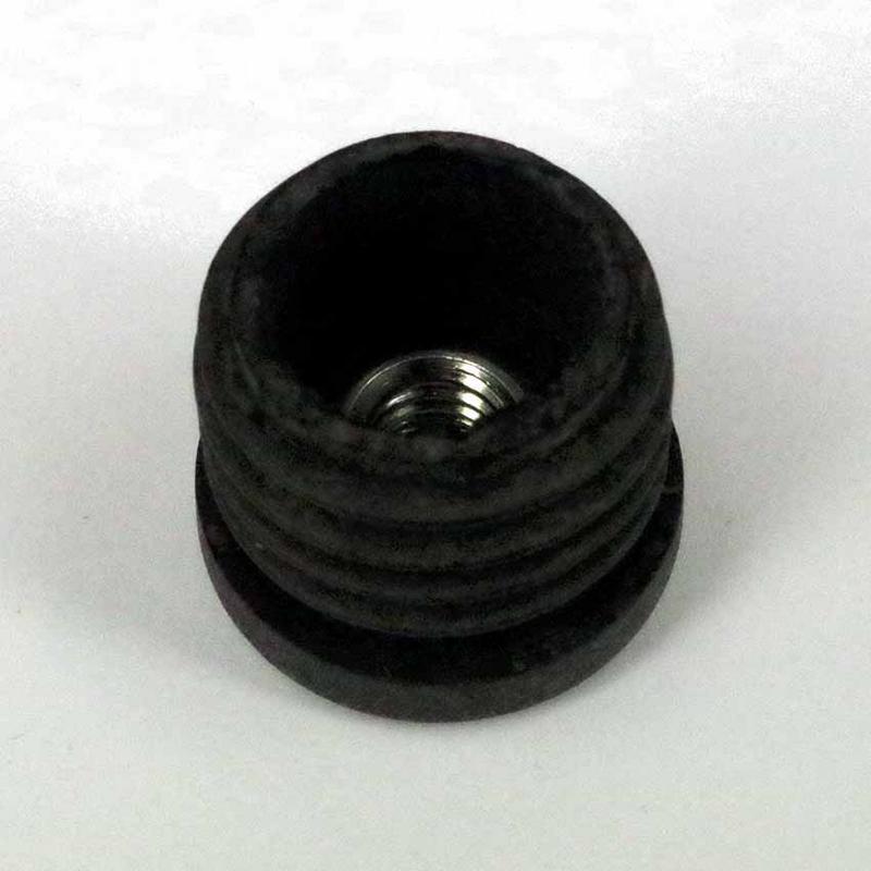 PACK of 4 /8/12 ADJUSTABLE THREADED TUBE INSERTS FOR ROUND TUBING M8 ...