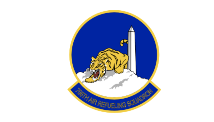 4" air force 756th air refueling squadron bumper sticker decal usa made ...