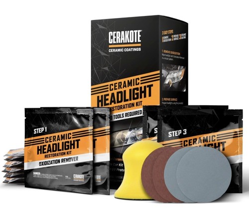 CERAKOTE® Ceramic Headlight Restoration Kit - Maximum Strength ...