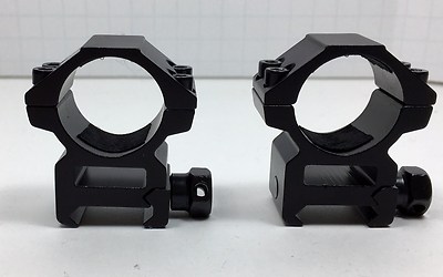 1" Heavy Duty Weaver 1 Inch Aluminum Rifle Scope Rings Medium Rise ...
