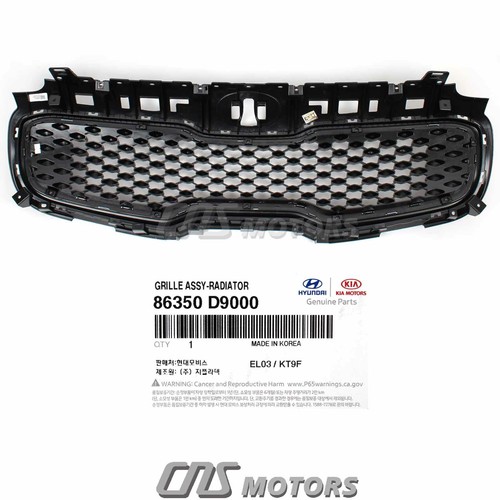 ⭐GENUINE⭐ Radiator Grille Black for 2017-2019 Kia Sportage EX LX SX ...