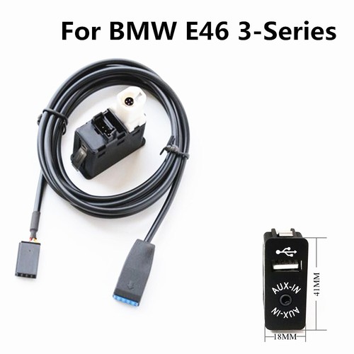 For BMW E46 3Series Original AUX IN USB Socket Replacement Harness ...