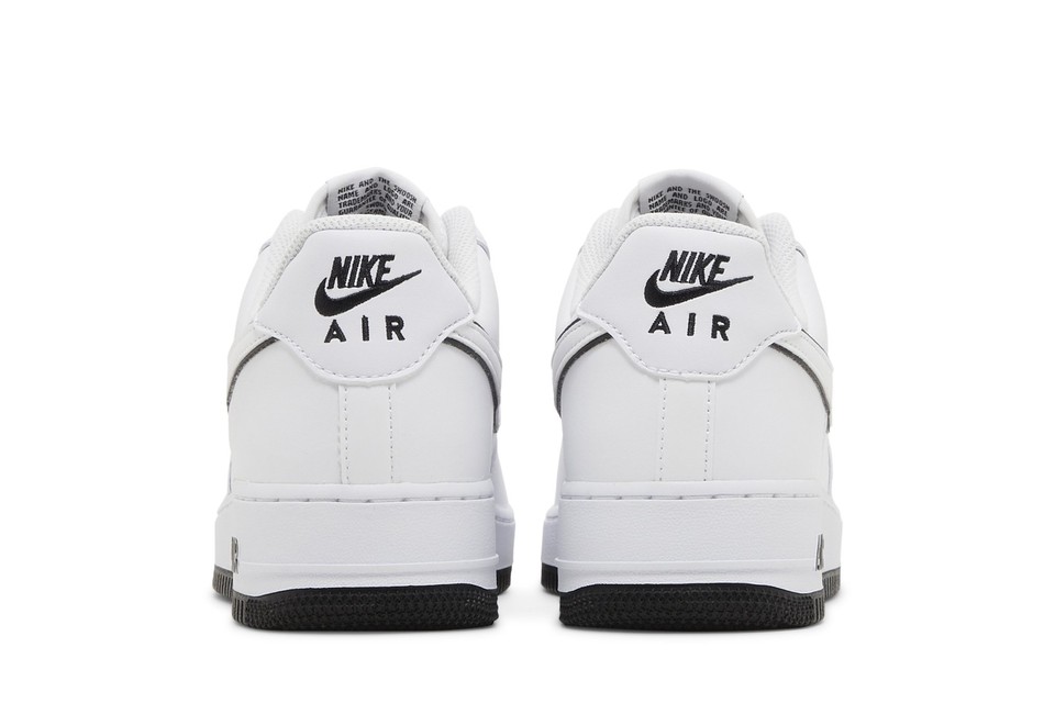 Nike Air Force 1 '07 'White Black Outline' DV0788-103 Men's Shoes | eBay