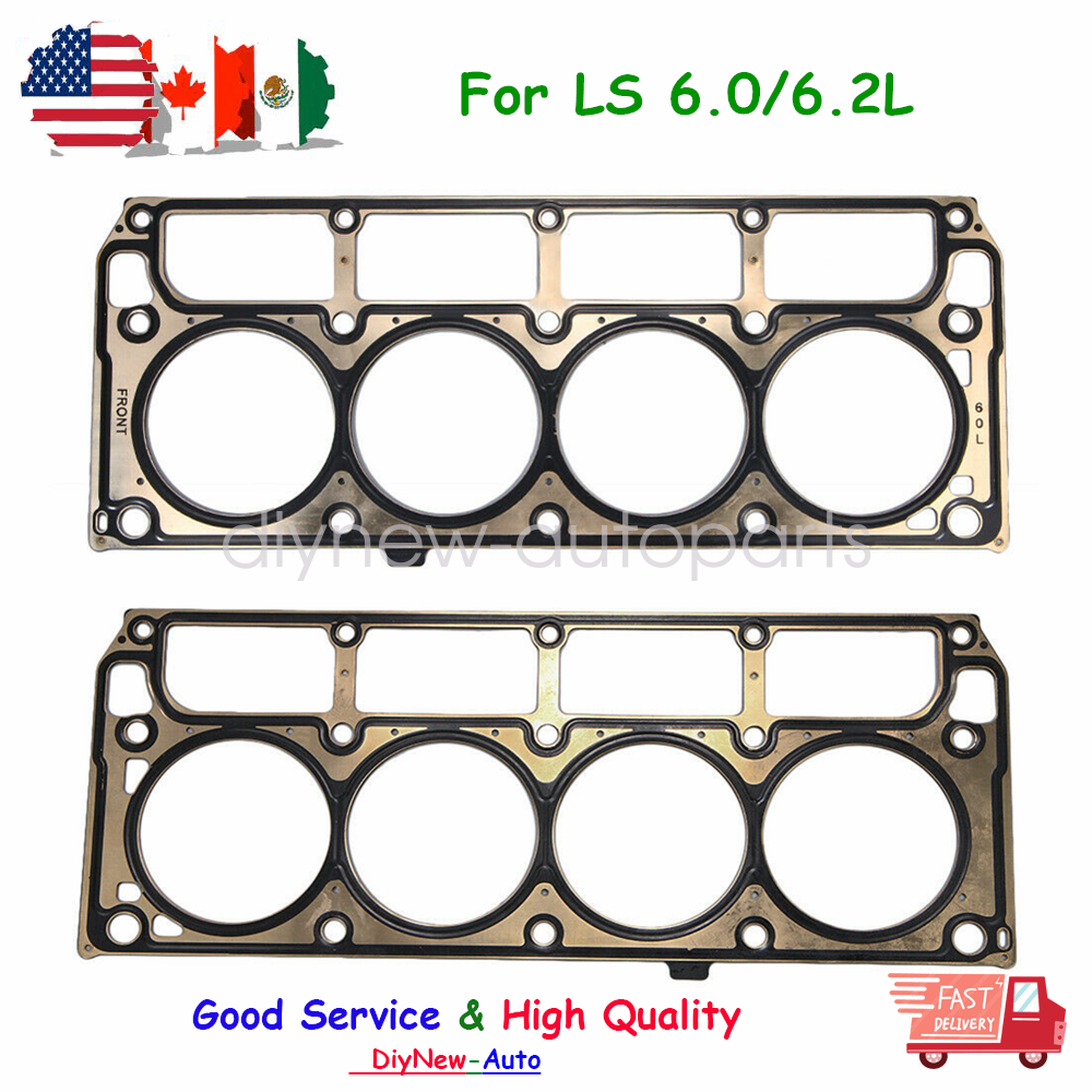 2Pcs 5 Layers Cylinder Head Gaskets for GM LS1 LS2 LS3 LS9 Corvette CTS ...