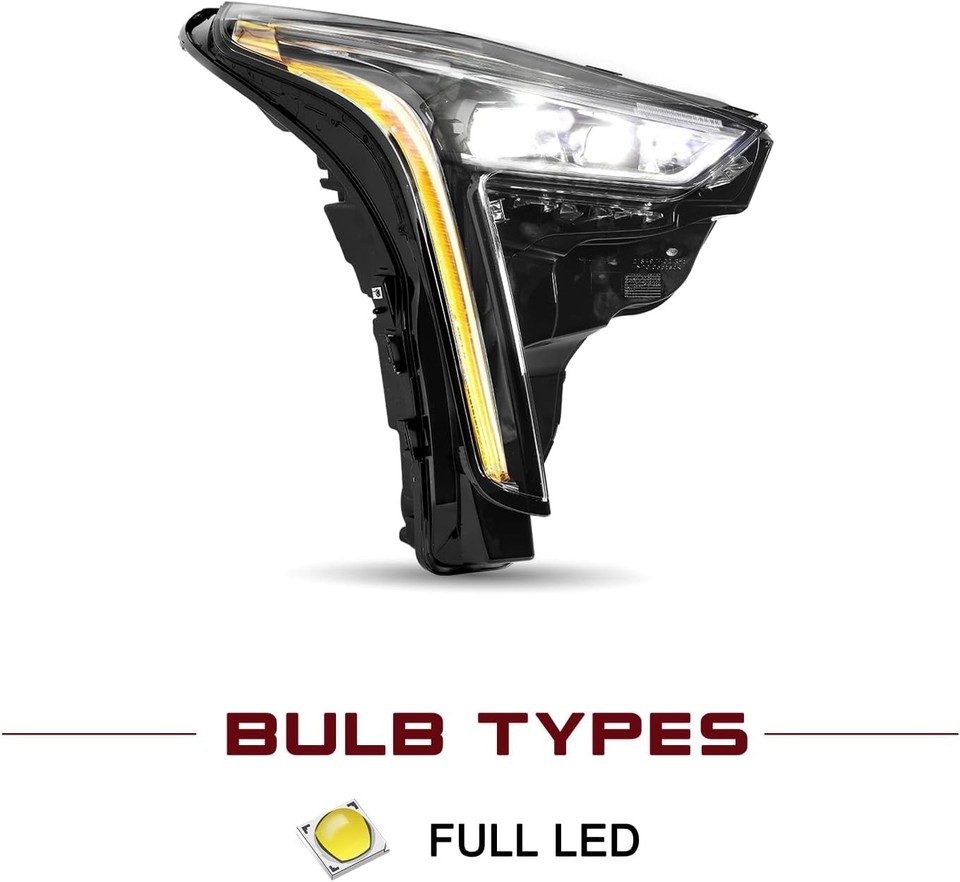 84718736 Full LED Headlight Assy w/AFS Passenger Side For 2019-2021 ...