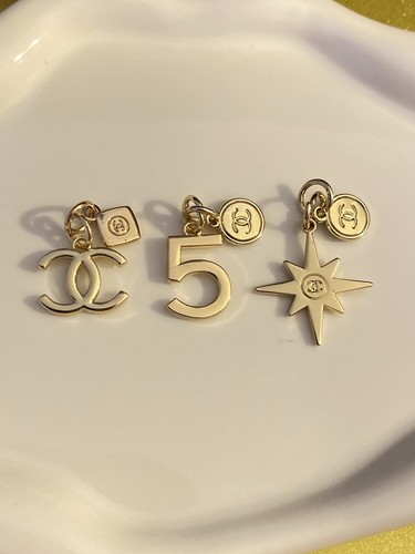 Lot Of 3 Chanel Zipper Pull Button Charms (Double Sided) | eBay