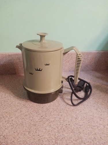 Vintage Regal Poly Perk Coffee Maker Electric Percolator 2-4 Cups Retro ...
