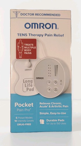 OMRON TENS Therapy Pain Relief Unit Muscle Stimulator Pocket Pain Pro ...
