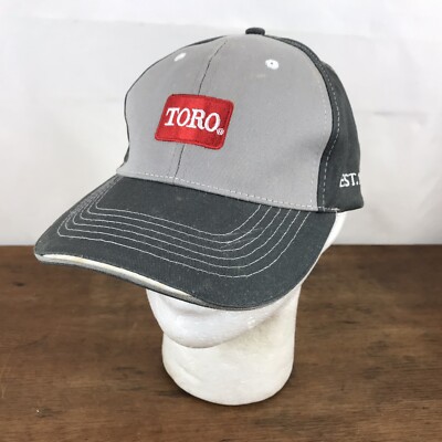 TORO Gray Cotton Strapback Baseball Cap Hat CH27 | eBay