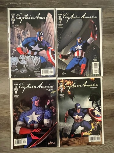 Captain America #17-20 Cap Lives Complete Marvel Knights Story Gibbons ...