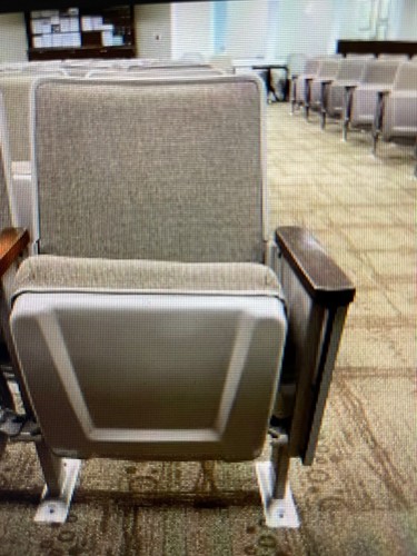 Lot 50 used HIGH END AUDITORIUM SEATING real cinema movie chairs Brown ...