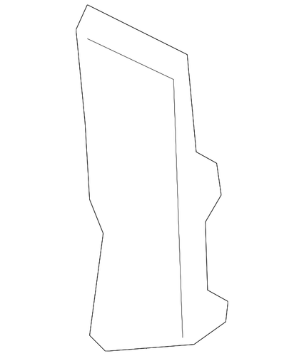Genuine GM Front Compartment Side Rail Wheelhouse Panel Baffle 95940403 ...
