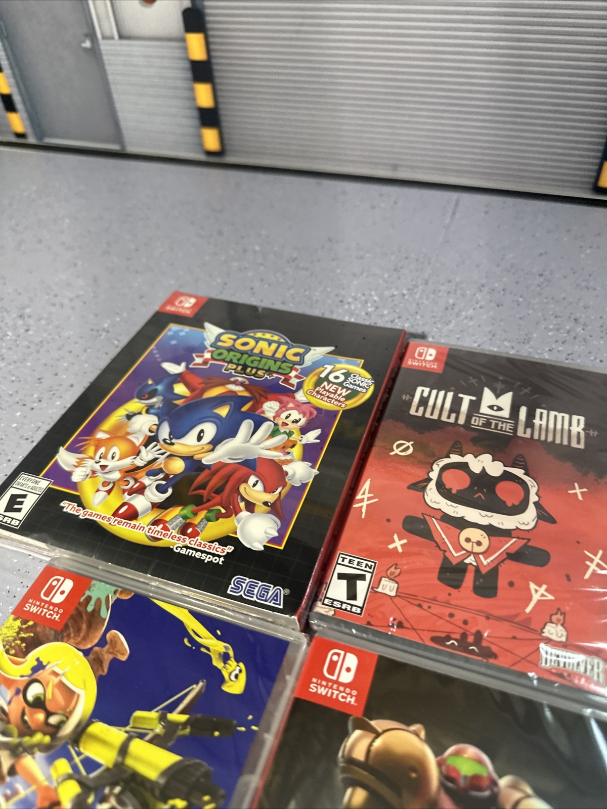 Nintendo Switch Game Lot / 5 Games Sonic Donkey Kong Splatoon Metroid ...