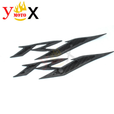 R1 Carbon Fiber Logo Emblem Sticker Decal Side Fairing Badge For Yamaha ...
