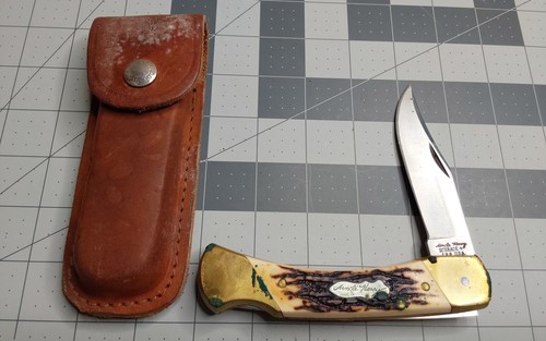 Schrade Uncle Henry Papa Bear LB8 Single Blade Folding Knife | eBay