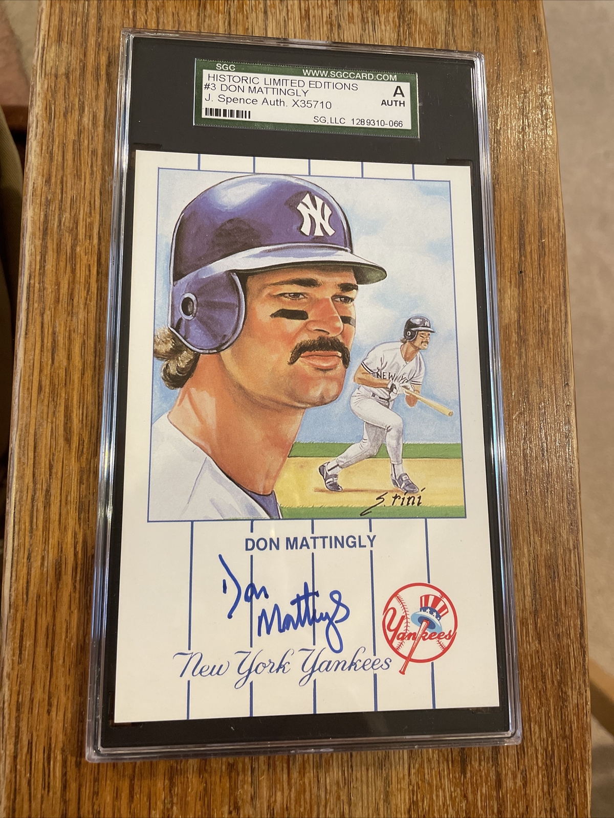 Don Mattingly Autographed Memorabilia | Signed Photo, Jersey ...